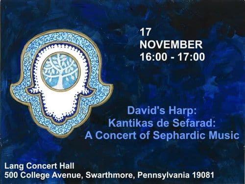David’s Harp: Kantikas de Sefarad: A Concert of Sephardic Music – 17 nov 2016 – eSefarad