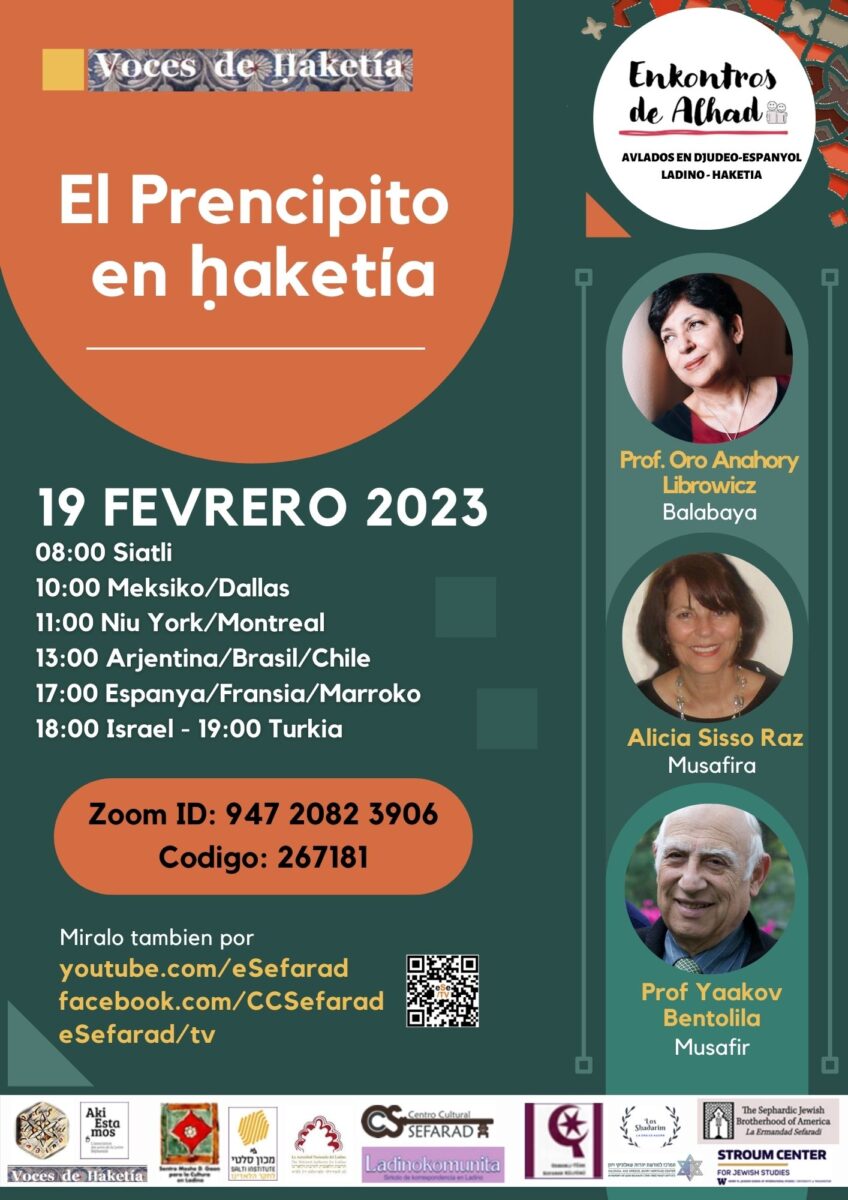 ENKONTROS DE ALHAD – 19 FEVRERO 2023 :: EL PRENCIPITO EN HAKETIA ...