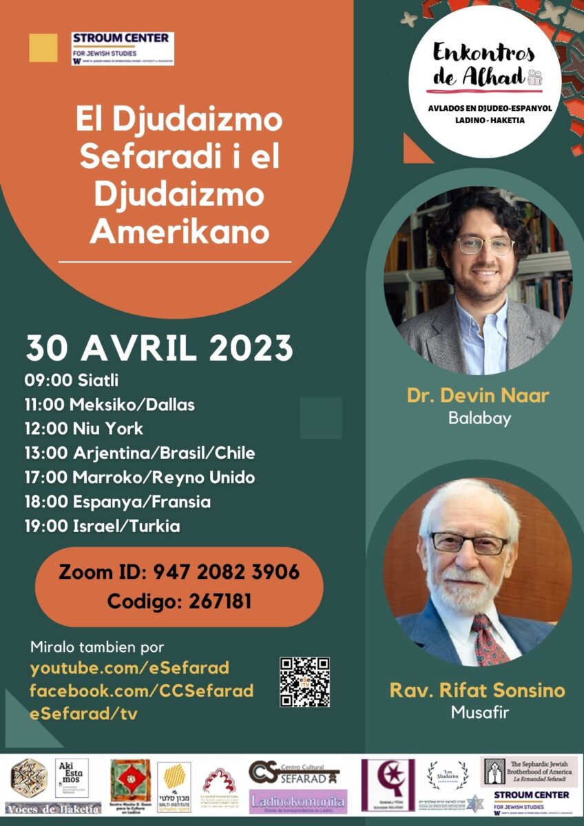 ENKONTROS DE ALHAD – 30 AVRIL 2023 :: EL DJUDAIZMO SEFARADI I EL ...