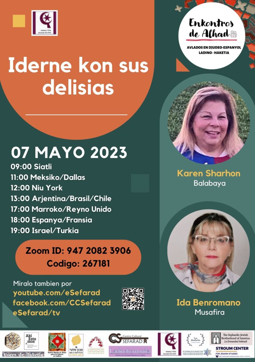 ENKONTROS DE ALHAD – 7 MAYO 2023 :: IDERNE KON SUS DELISIAS – Balabaya ...