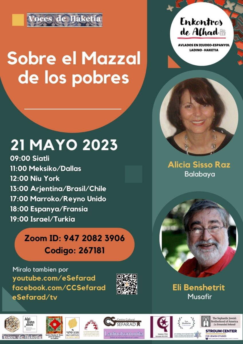 ENKONTROS DE ALHAD – 21 MAYO 2023 :: SOBRE EL MAZZAL DE LOS POBRES ...