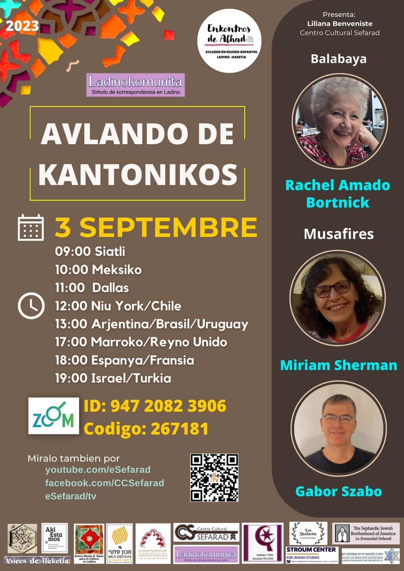 ENKONTROS DE ALHAD – 3 SEPTEMBRE 2023 :: «AVLANDO DE KANTONIKOS ...