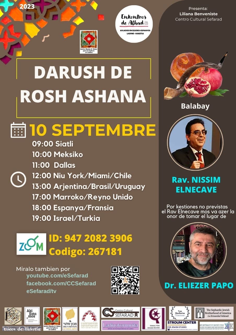 ENKONTROS DE ALHAD – 10 SEPTEMBRE 2023 :: «DARUSH DE ROSH ASHANA ...