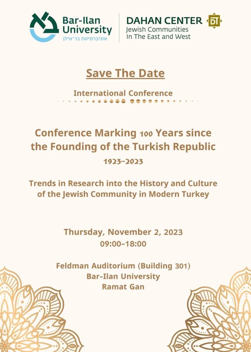 International Conference: 100 years since the founding of the turkish ...