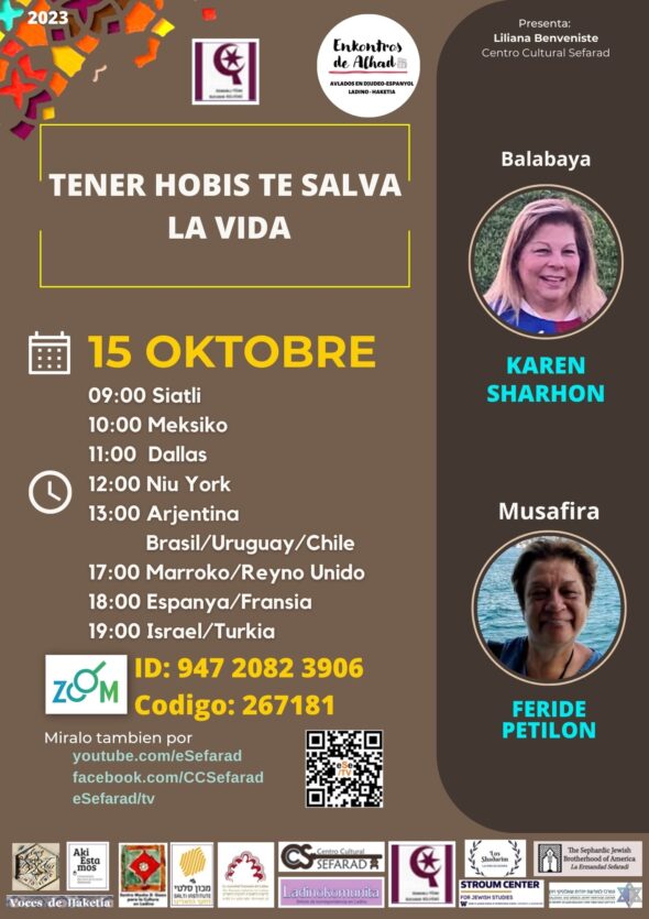 ENKONTROS DE ALHAD – 15 OKTOBRE 2023 :: «TENER HOBIS TE SALVA LA VIDA ...