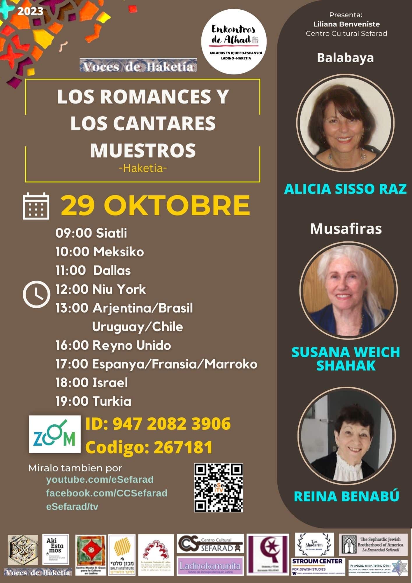 ENKONTROS DE ALHAD – 29 OKTOBRE 2023 :: LOS ROMANCES Y LOS CANTARES ...