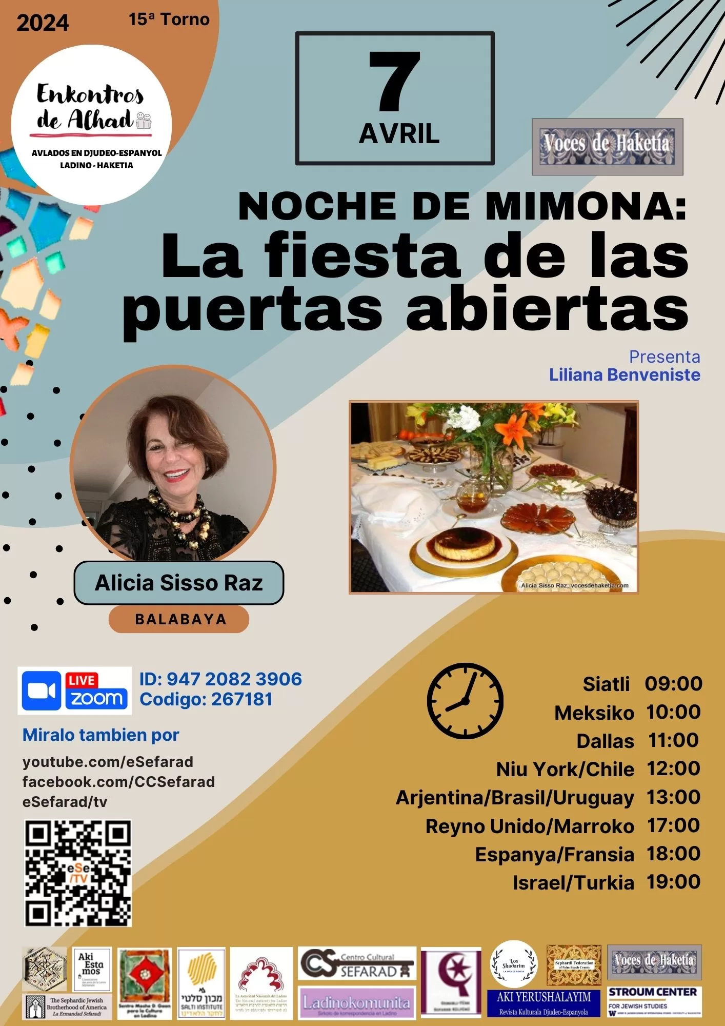 ENKONTROS DE ALHAD – 7 AVRIL 2024 :: NOCHE DE MIMONA: La fiesta de las ...