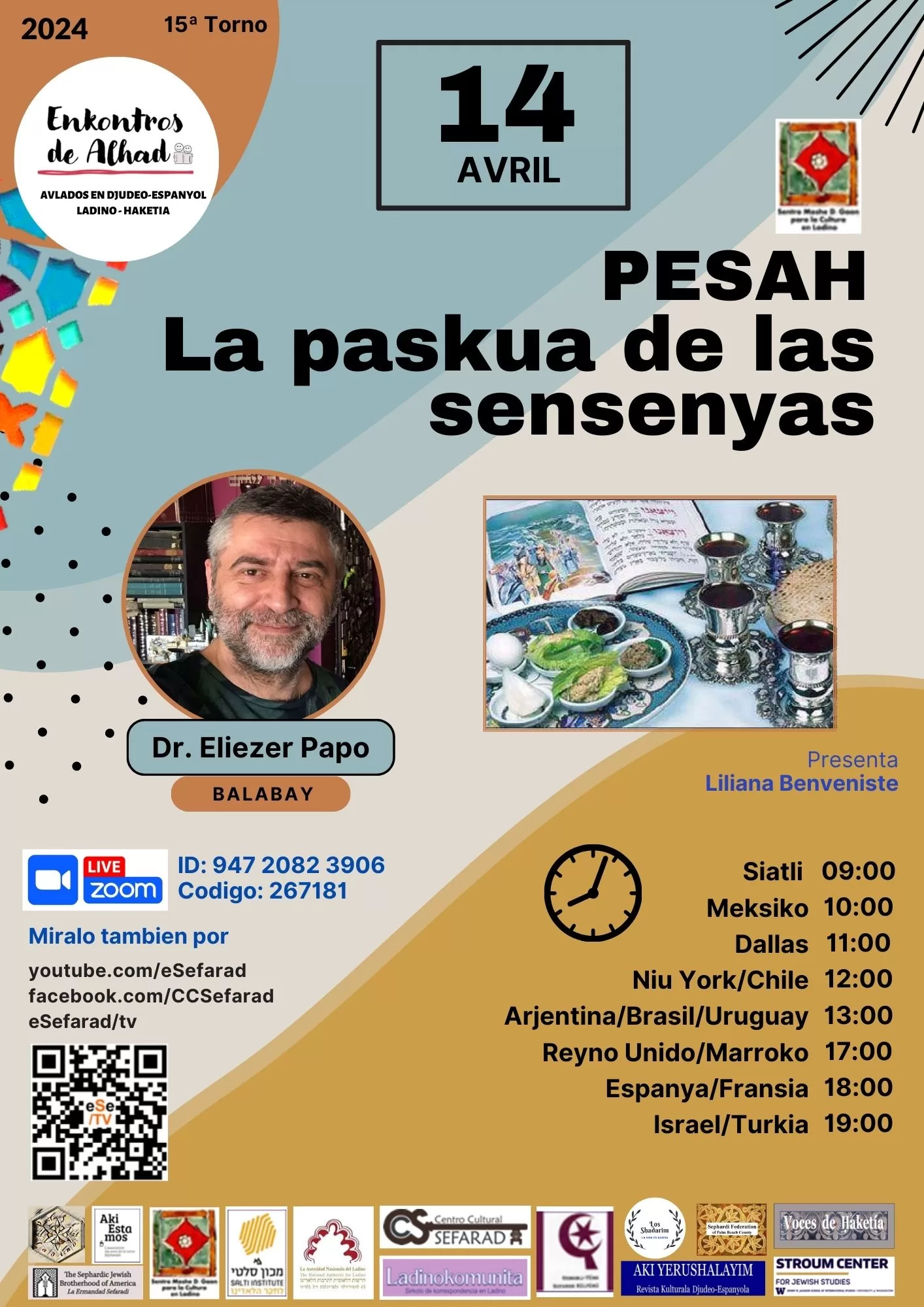 ENKONTROS DE ALHAD – 14 AVRIL 2024 :: PESAH LA PASKUA DE LAS SENSENYAS ...