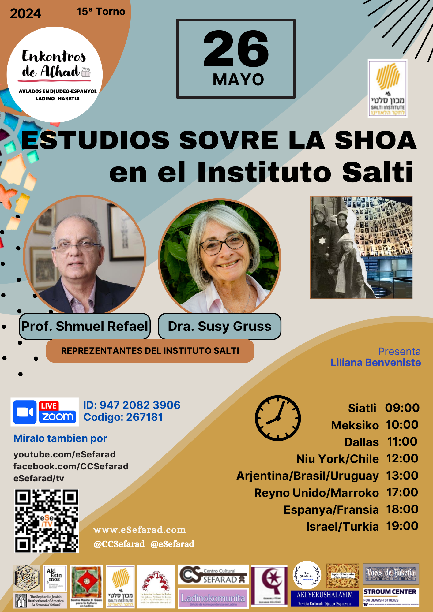 ENKONTROS DE ALHAD – 26 MAYO 2024 :: ESTUDIOS SOVRE LA SHOA EN EL ...