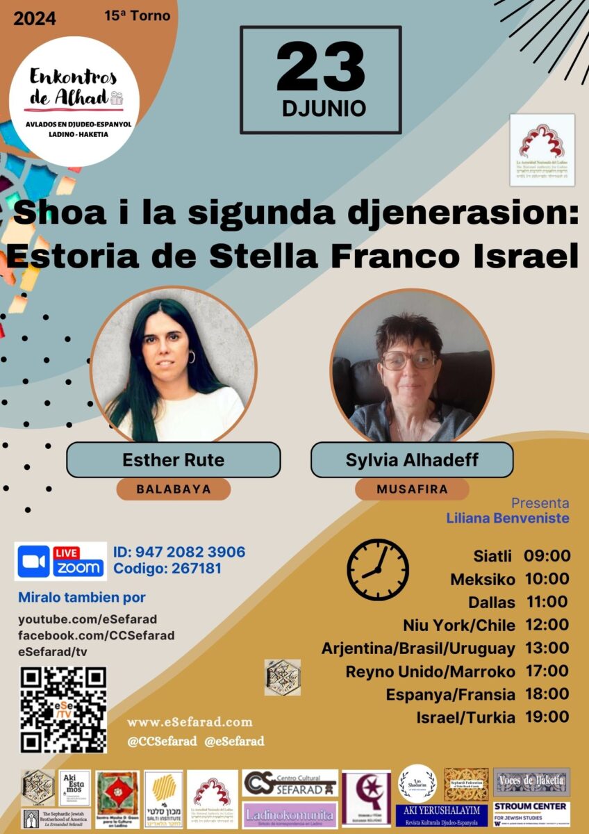 ENKONTROS DE ALHAD – 23 DJUNIO 2024 :: Shoa i la sigunda djenerasion ...