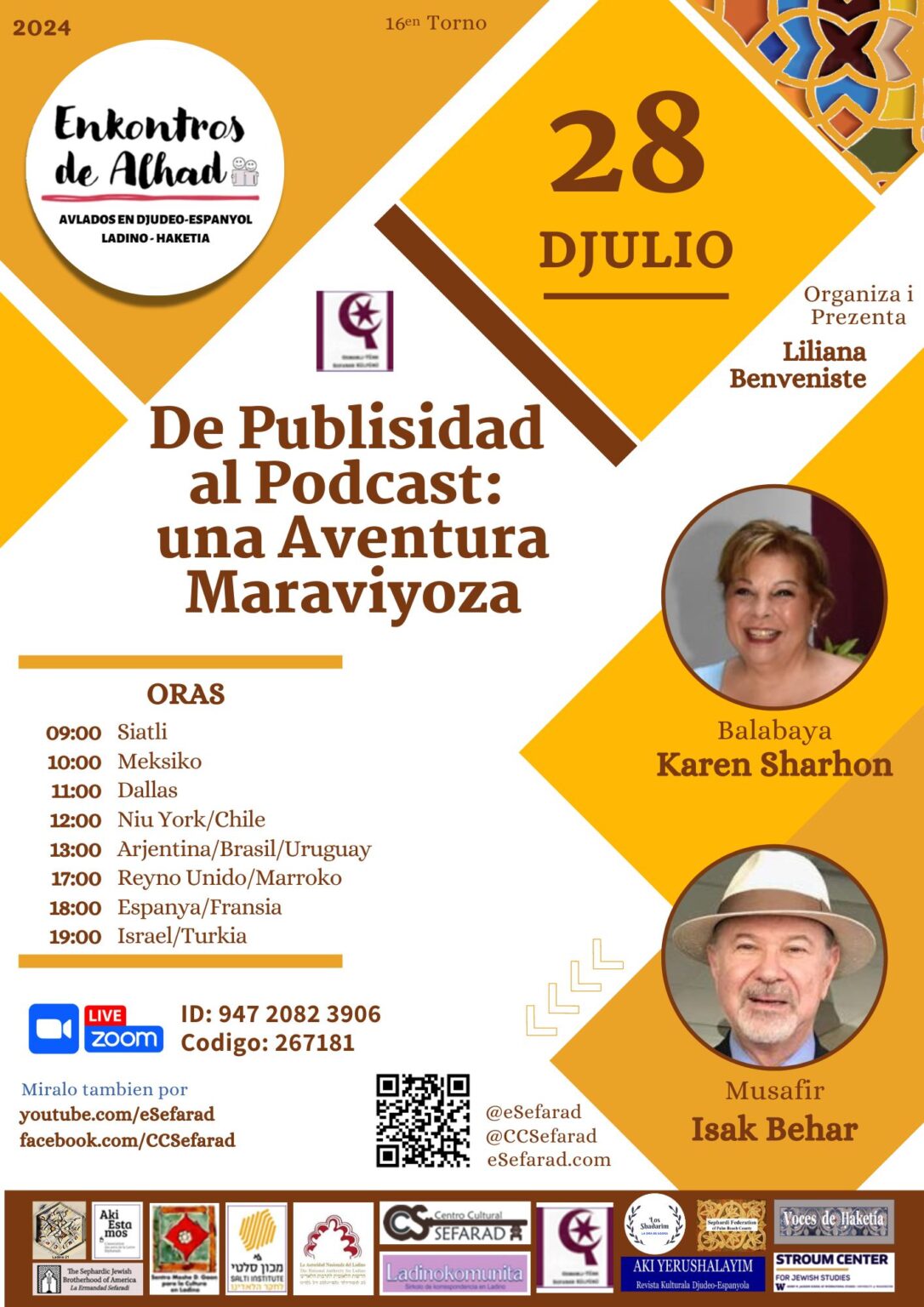 ENKONTROS DE ALHAD – 28 DJULIO 2024 :: DE PUBLISIDAD AL PODCAST: UNA ...