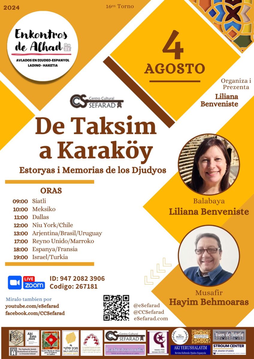 ENKONTROS DE ALHAD – 4 AGOSTO 2024 :: DE TAKSIM A KARAKÖY – Balabaya ...