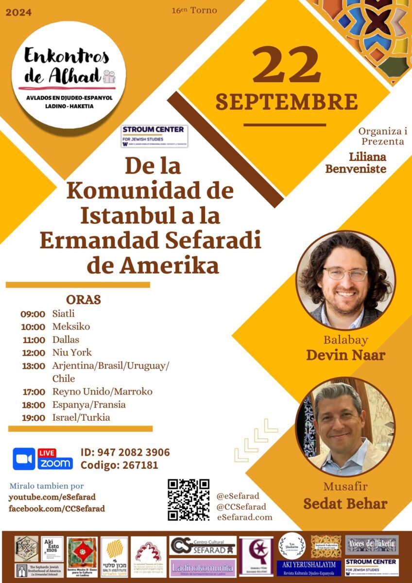 ENKONTROS DE ALHAD – 22 SEPTEMBRE 2024 :: DE LA KOMUNIDAD DE ISTANBUL A ...