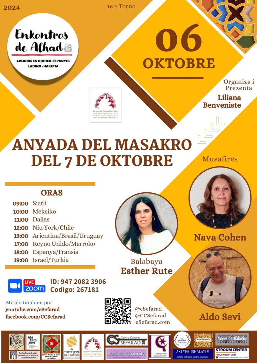 ENKONTROS DE ALHAD – 6 OKTOBRE 2024 :: ANYADA DEL MASAKRO DEL 7 DE ...