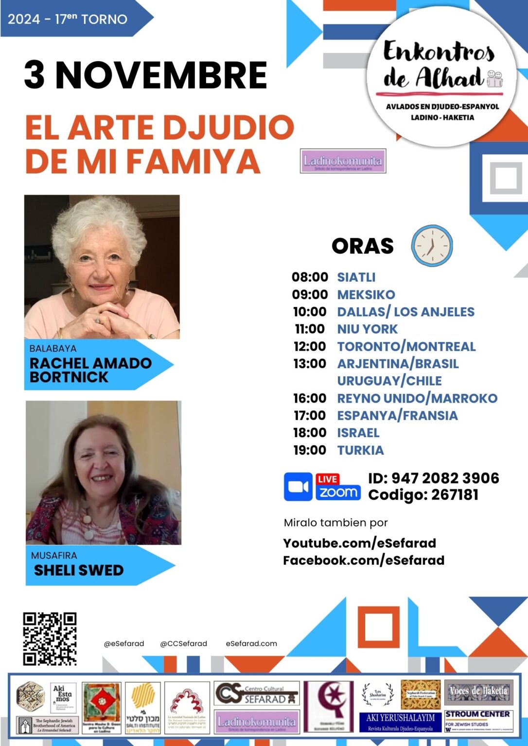 ENKONTROS DE ALHAD – 3 NOVEMBRE 2024 :: EL ARTE DJUDIO DE MI FAMIYA ...