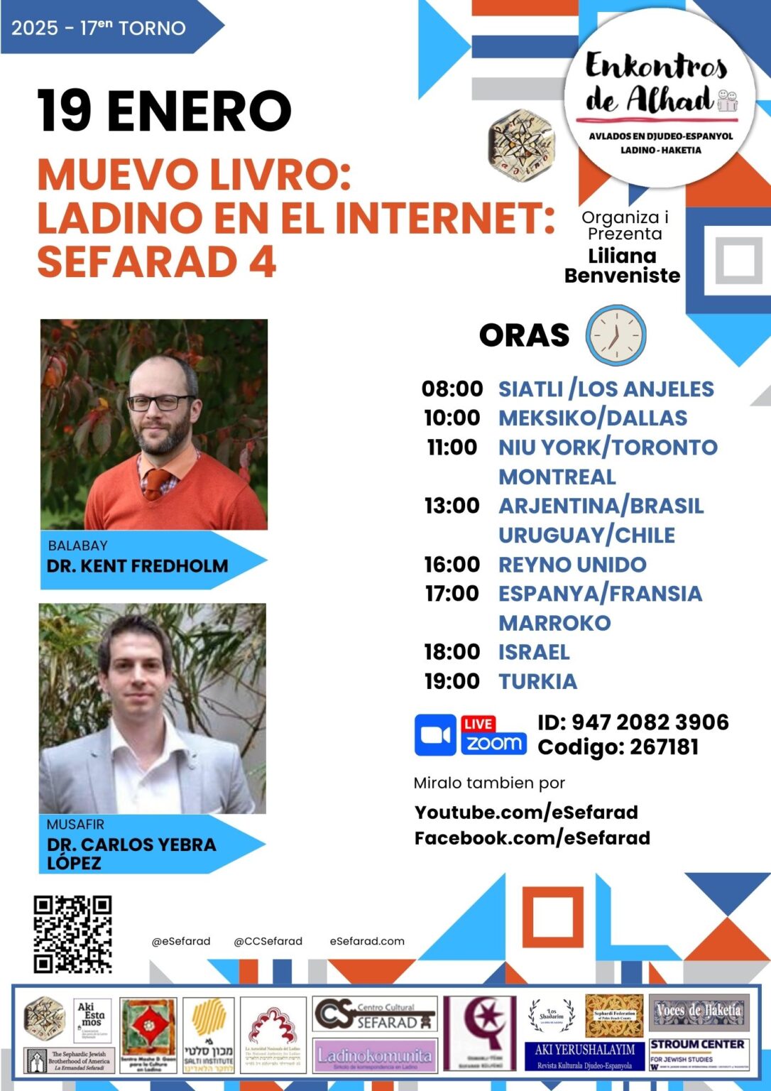 ENKONTROS DE ALHAD – 19 ENERO 2025 – MUEVO LIVRO: LADINO EN EL INTERNET ...