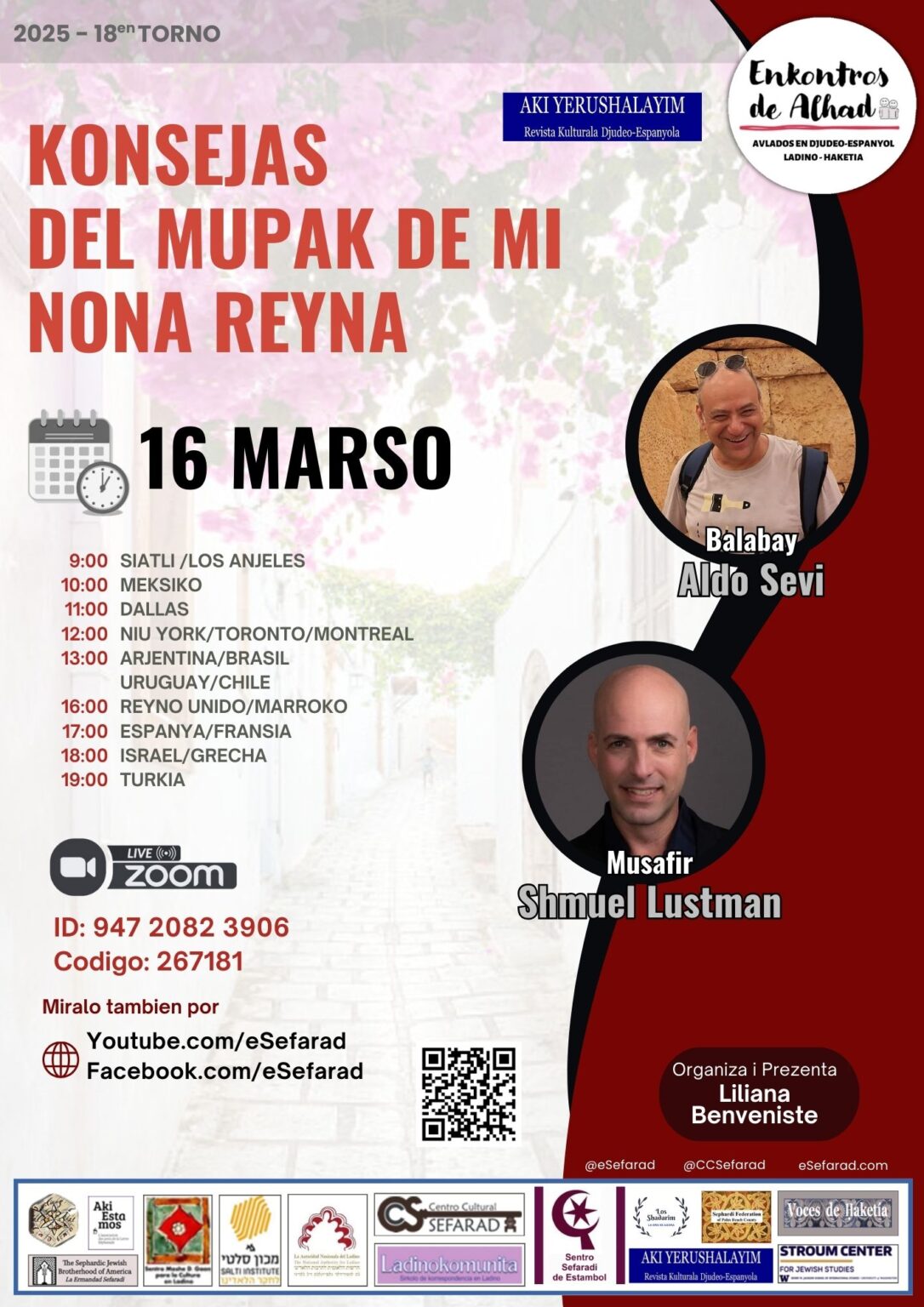 ENKONTROS DE ALHAD – 16 MARSO 2025 – KONSEJAS DEL MUPAK DE MI NONA ...